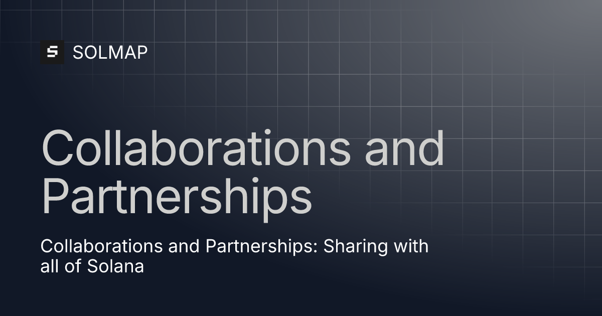 Collaborations and Partnerships | SOLMAP